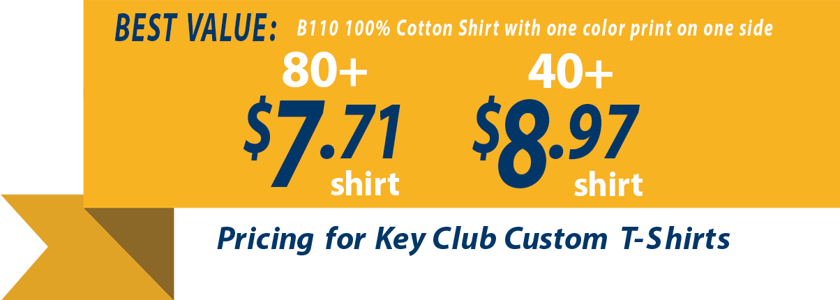 Key Club Custom T-Shirts - ClassB® Custom Apparel and Products